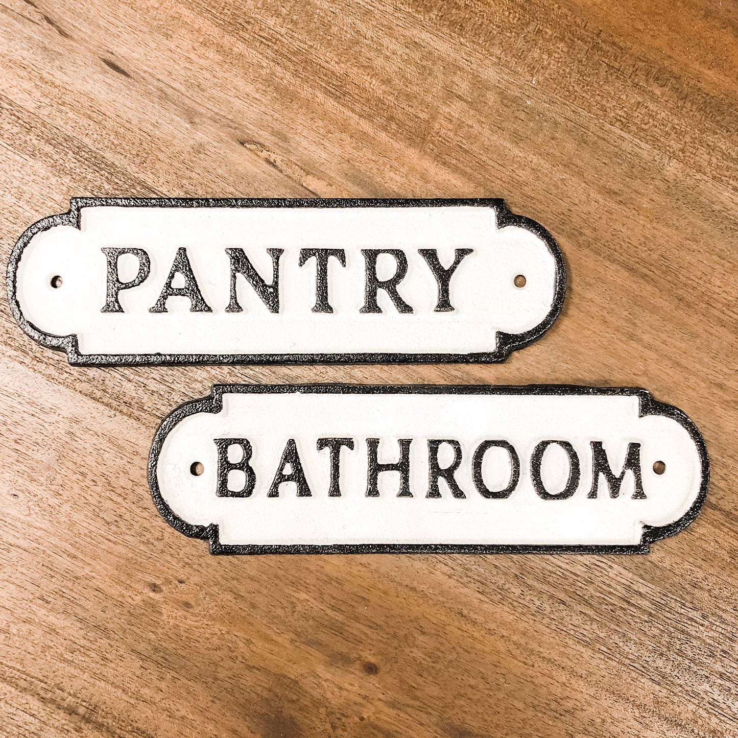 Cast Iron Sign | laundry | pantry | bathroom – Newnan Mercantile